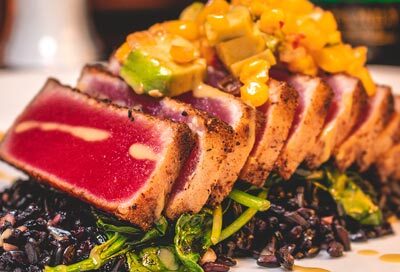 Meridian Dinner Menu - Land Ocean